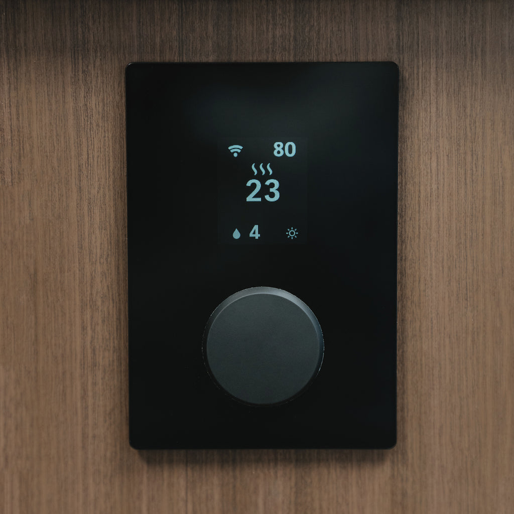 UKU WI-FI CONTROL UNIT, GLASS BLACK – Sauna Revival